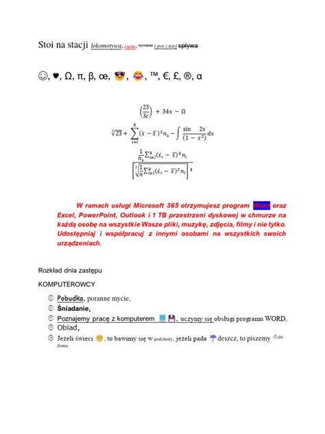Zadanie Informatyka Pdf