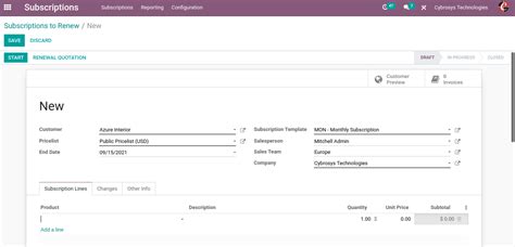 How To Use Odoo 14 Subscription Module