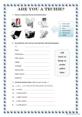 252 Technology English ESL Worksheets Pdf Doc Worksheets Library