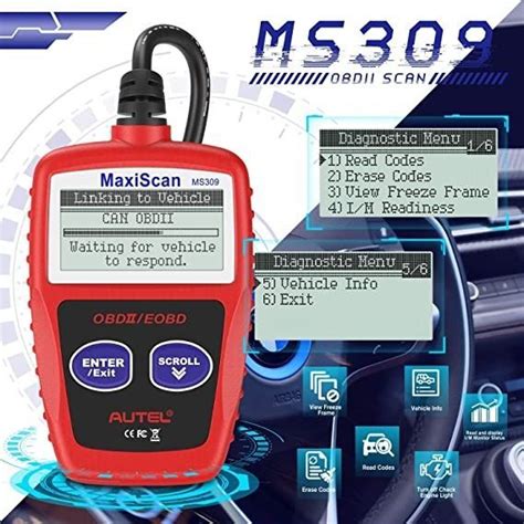 Autel MaxiScan MS309 OBD2 Scanner Check Engine Fault Code Reader Read