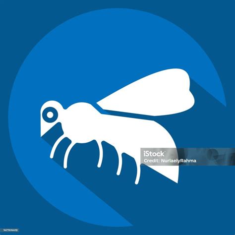 Icône Abeille Lié Au Symbole Des Animaux Domestiques Conception Simple