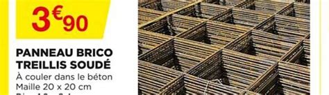 Promo Panneau Brico Treillis Soudé chez Bricomarché iCatalogue fr