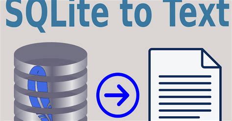 Whiterock Software How To Convert Sqlite To Text File