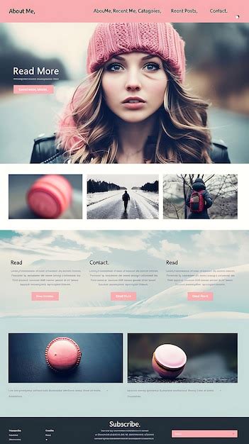 Single Page Layout Web With Smooth Scroll Effect Minimalisti Figma Effect Layout Concept Poster