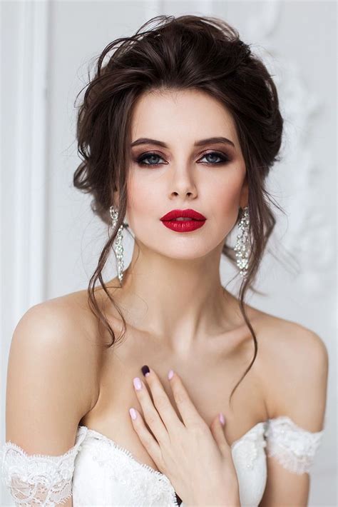 Wedding Eyes Makeup 36 Looks For Brides 2024 Guide And Faqs Bridal Makeup Red Lips Amazing