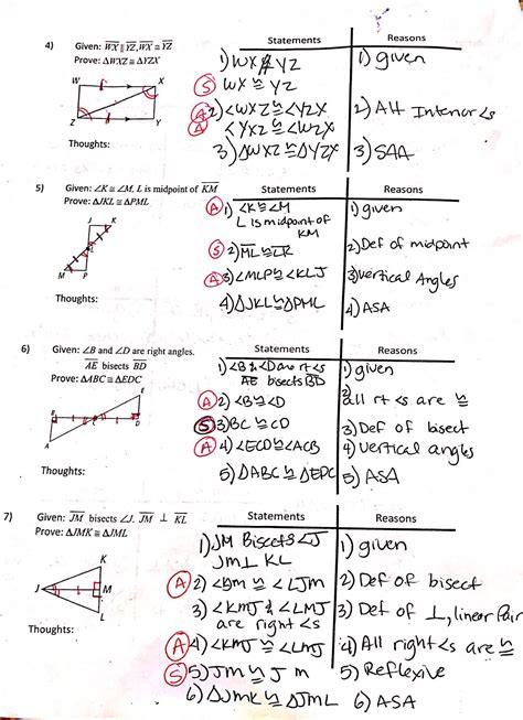 Geometry Proofs Worksheets Geometric Proofs Worksheet With A