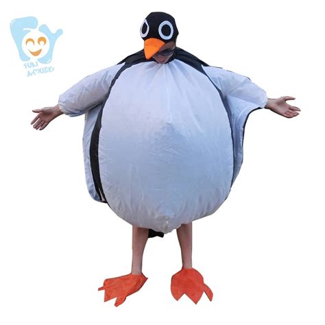 Halloween Costumes For Women Cosplay Inflatable Penguin Mascot Costume