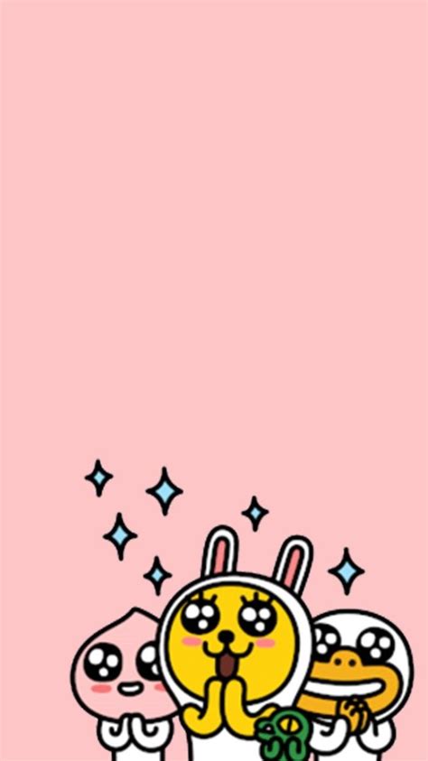 Kakao에 있는 Esther님의 핀 카카오프렌즈 귀여운 그림 아이폰 배경화면