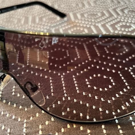 Prada Accessories Prada Shields In Perfect Condition Black With Gun Metal Grey Tint Poshmark