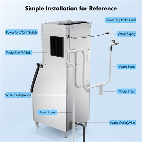 Coolski Commercial Ice Maker Machine 350lb24h Coolski Official