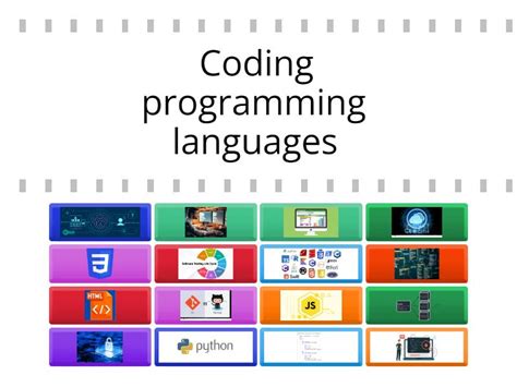 Software Programming Vocabulary Find The Match