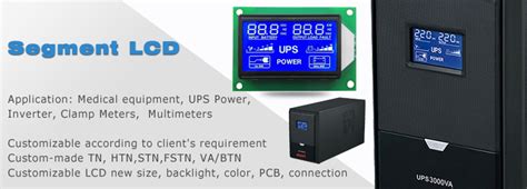 tn htn stn lcd ups power supply display module cob lcd custom 7 segment