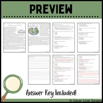 The Water Cycle Scientific Text Comprehension Questions TPT