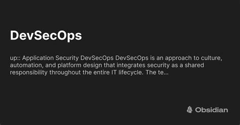 Devsecops Obsidian Publish