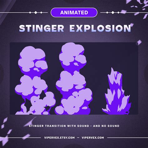 Artstation Purple Stinger Transition Twitch Transitions Obs Stinger
