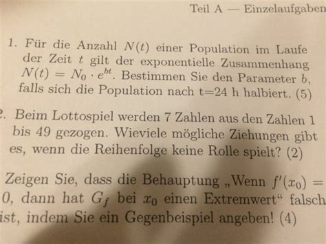Parameter Bestimmen Bei E Funktion Nt No E Bt Population