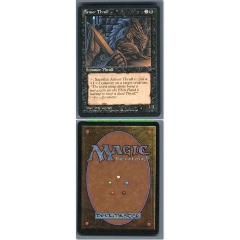 Armor Thrull Fallen Empires Mtg Magic The Gathering Tcg Card B15 356 On