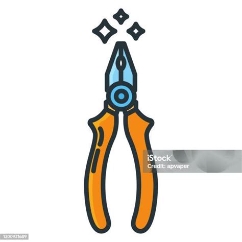 概念對鉗構造工具圖示組合鉗子工具組專業儀器平線向量圖隔離在白色向量圖形及更多一個物體圖片 一個物體 一組物體 住宅內部 Istock