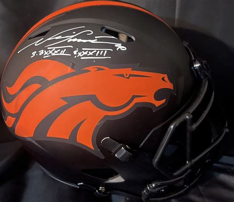 Neil Smith Autographed Signed Denver Broncos Eclipse Fullsize Helmet