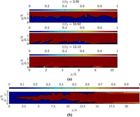 instantaneous distribution of the non dimensional temperature