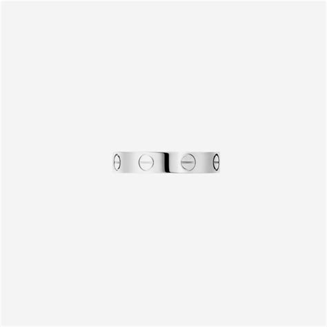 까르띠에 러브 웨딩 밴드 화이트 골드 Cartier Kream