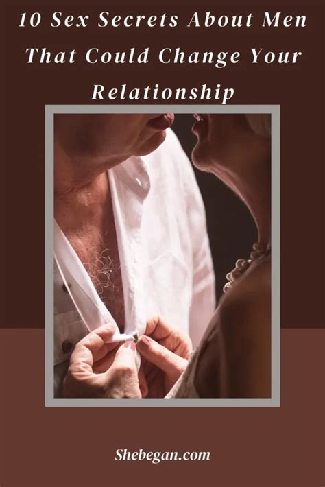 Surprising Sex Secrets About Men You Need To Know