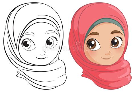 A Smiling Girl Stock Vector Illustration Of Cartoon 328965277