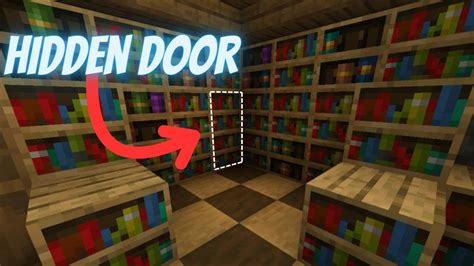 Simple Hidden Redstone Door Minecraft Bedrock 120 Youtube