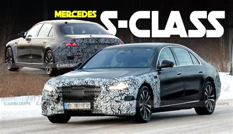 2026 Mercedes S Class Caught With Supersized Grille And Starry Lighting