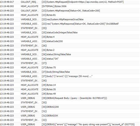 No Query String Present Salesforce Apex Callout Monday Apps