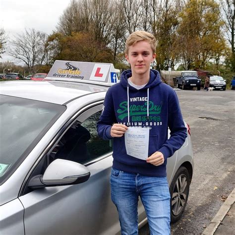 Josh Simons Passed His Driving Test Carlisle Driver Training