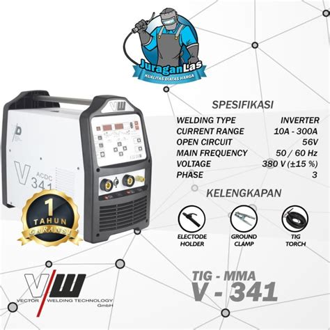 Harga Mesin Las Ac Dc Tig Vector Type V 341 Anna Blanja
