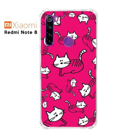 Jual Casing Xiaomi Redmi Note 8 Softcase Anticrack Motif Kucing Lucu 02