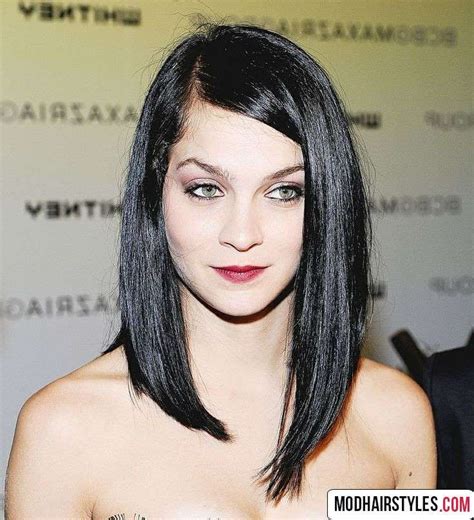 10 Asymmetrical Bob Cut With Bangs Short Hairstyle Trends Short