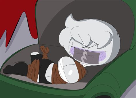 Rule 34 Bondage Bound Car Interior Car Trunk Deviantart Female Female