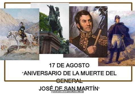 LAMINAS COLEGIALES PARA IMPRIMIR Y RECORTAR De Agosto Aniversario De La Muerte Del General