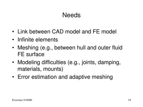 ppt finite element solution of fluid structure interaction problems