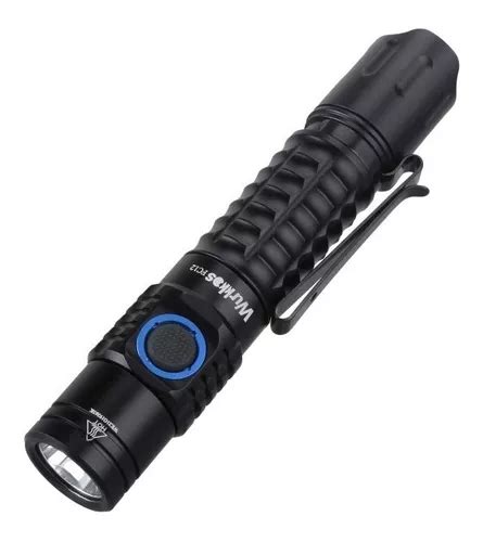Linterna táctica Wurkkos Fc12 2000 lúmenes 345 metros IPX8 USB C