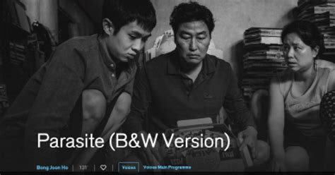 기생충 흑백 버전 로테르담영화제 상영 봉준호 감독 감수