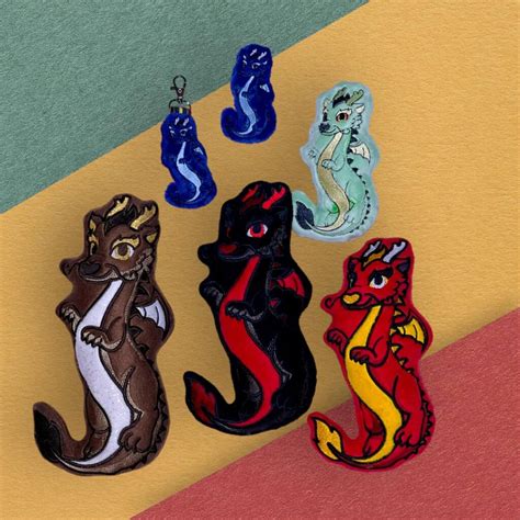 Chibi Dragon 3 Stuffie String Theory Fabric Art