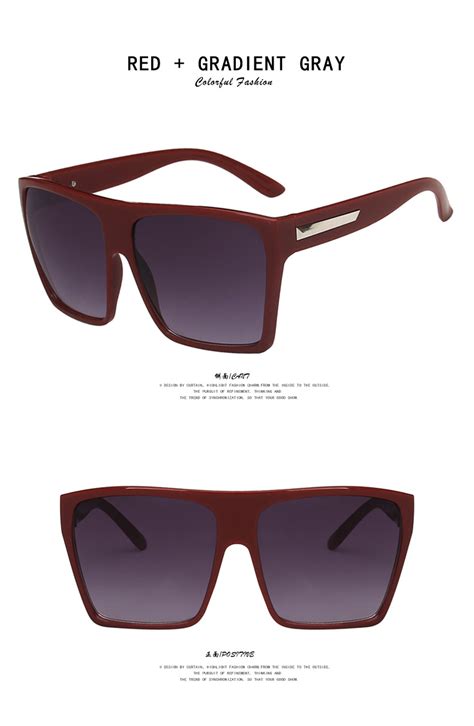 Fashion Square Big Frame Sunglasses