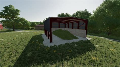 UK Silage Shed FS22 KingMods