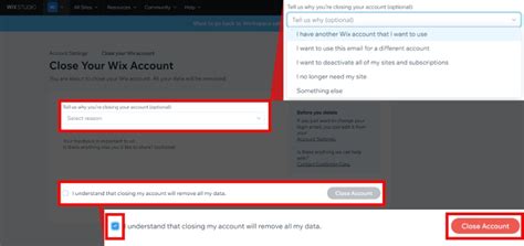 How To Delete A Wix Account Wiksit