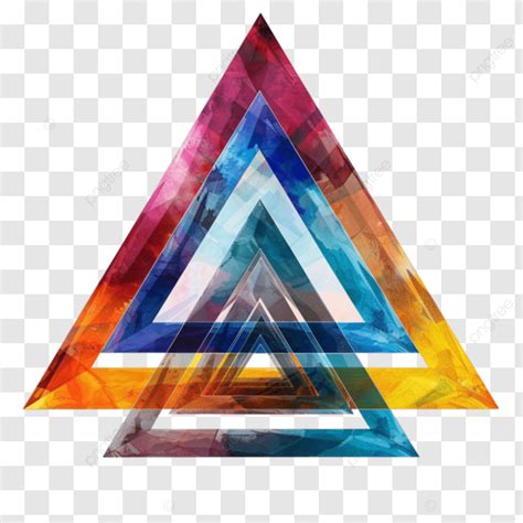 Simple And Clean Triangle Geometry Art Triangle Geometric Shape Png