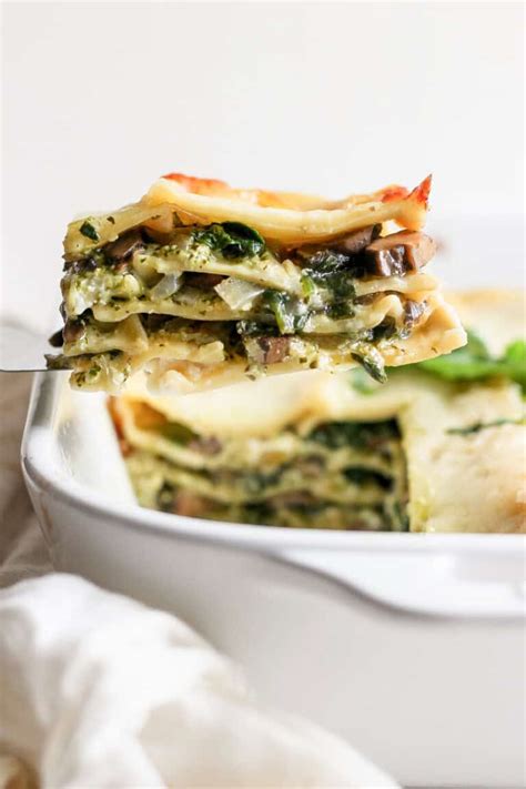 Homemade Pesto Lasagna Fit Foodie Finds