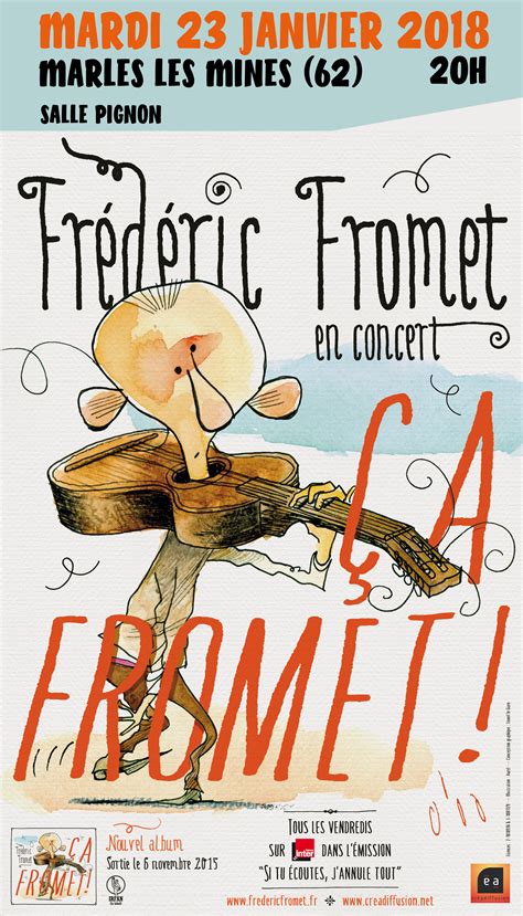 Frédéric Fromet Ça Fromet Concerts