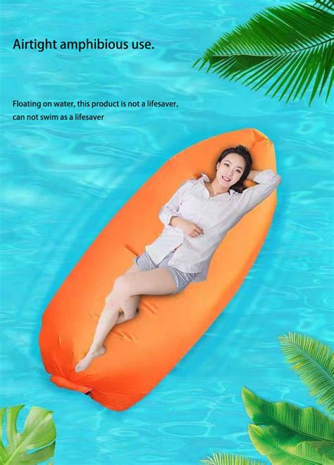 Folding Fast Inflatable Sofa Camping Air Sofacamping Inflatable Cushion