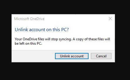 How To Unsync Onedrive From Windows Pc Electronicshub