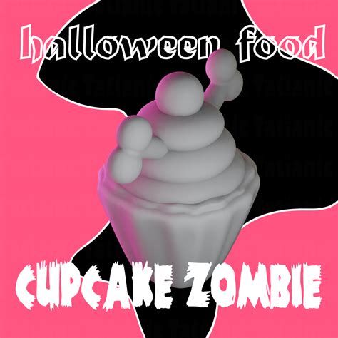 Stl File 🧁cupcake Zombie🧟 ・template To Download And 3d Print・cults
