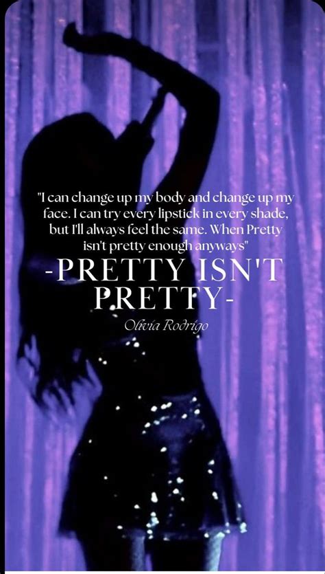 Pretty Isnt Pretty Enough Olivia Rodrigo Pretty Lyrics Olivia Lyrics Song Lyrics Wallpaper